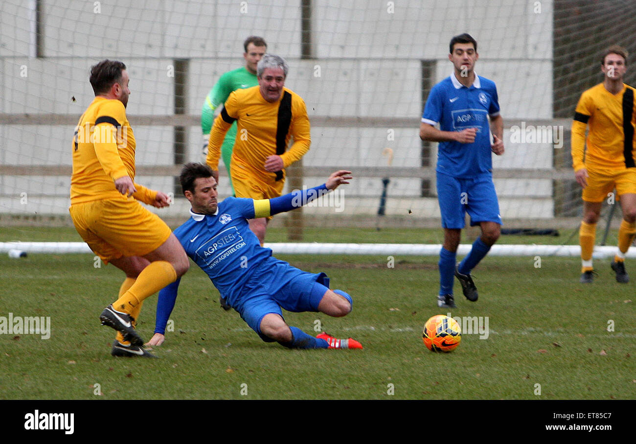 Annual Essex Boys Christmas Football Match Featuring: Mark Wright Where ...