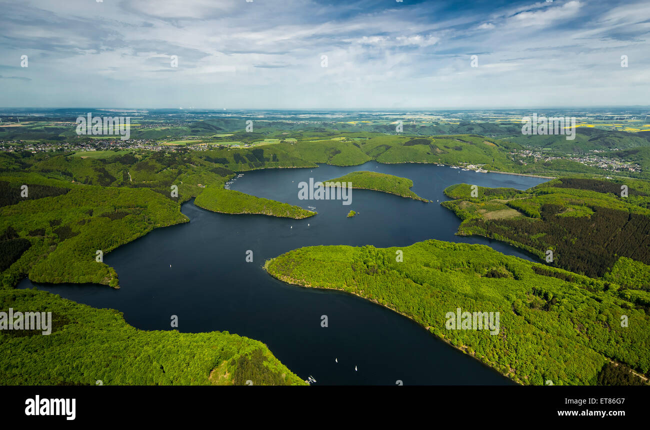 Rur Reservoir, Rur Dam, Simmerath, Eifel, North Rhine-Westphalia ...