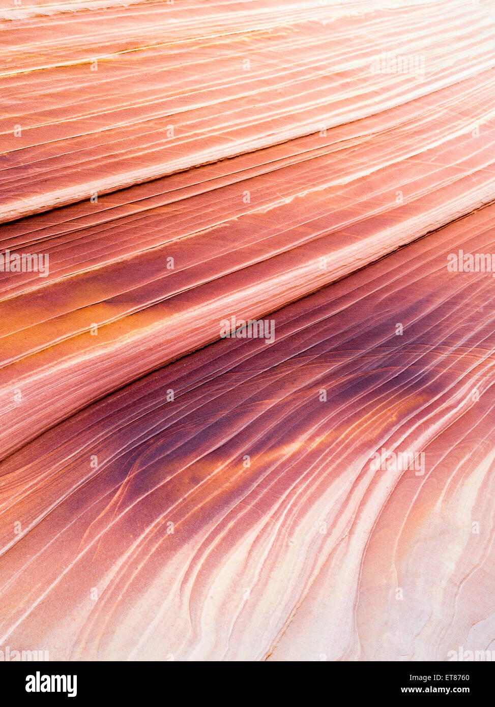 Scene from the beautiful geological formation of colorful folded ...