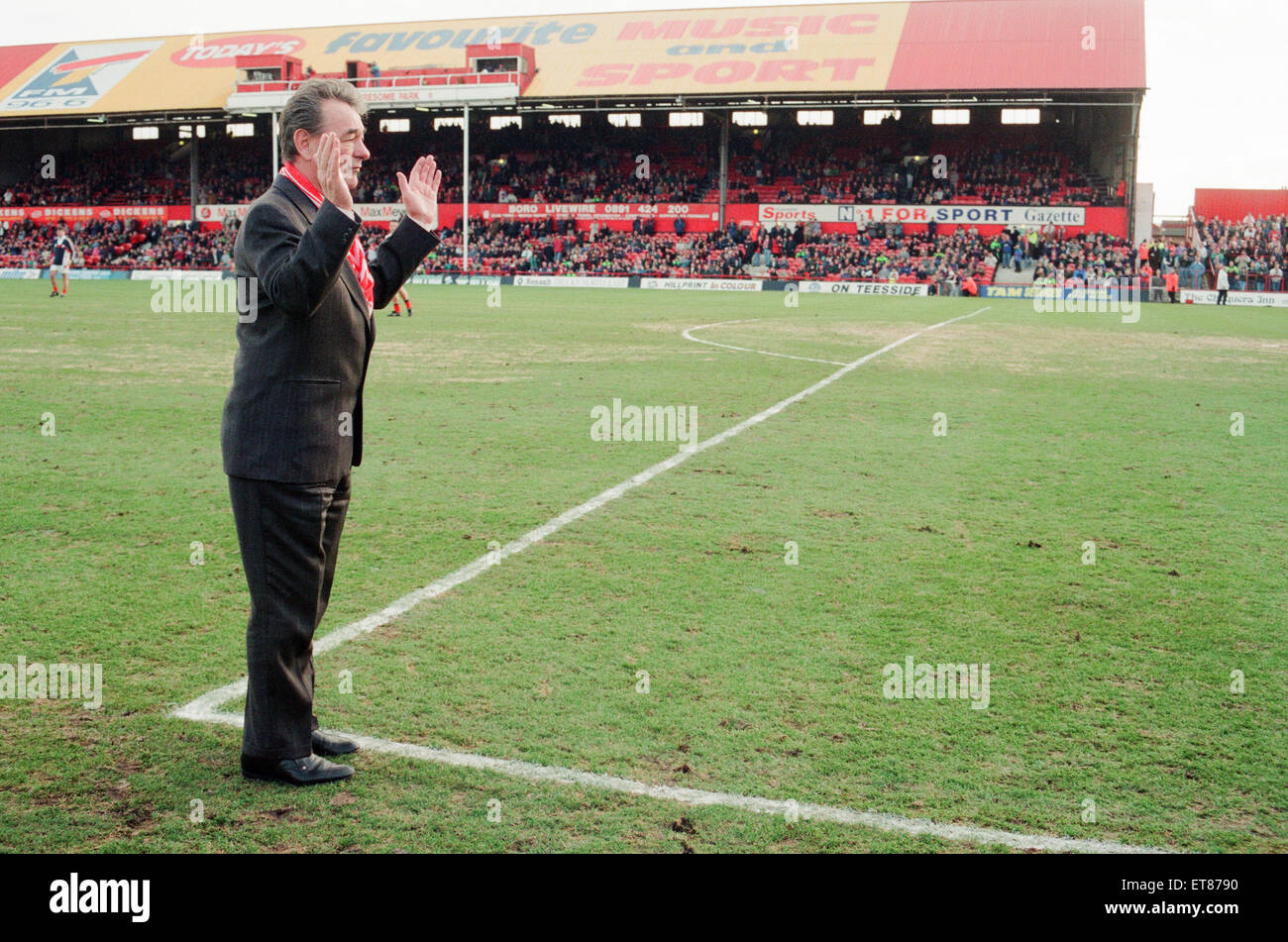 Brian Clough, former Middlesbrough player and retired manager, returns ...