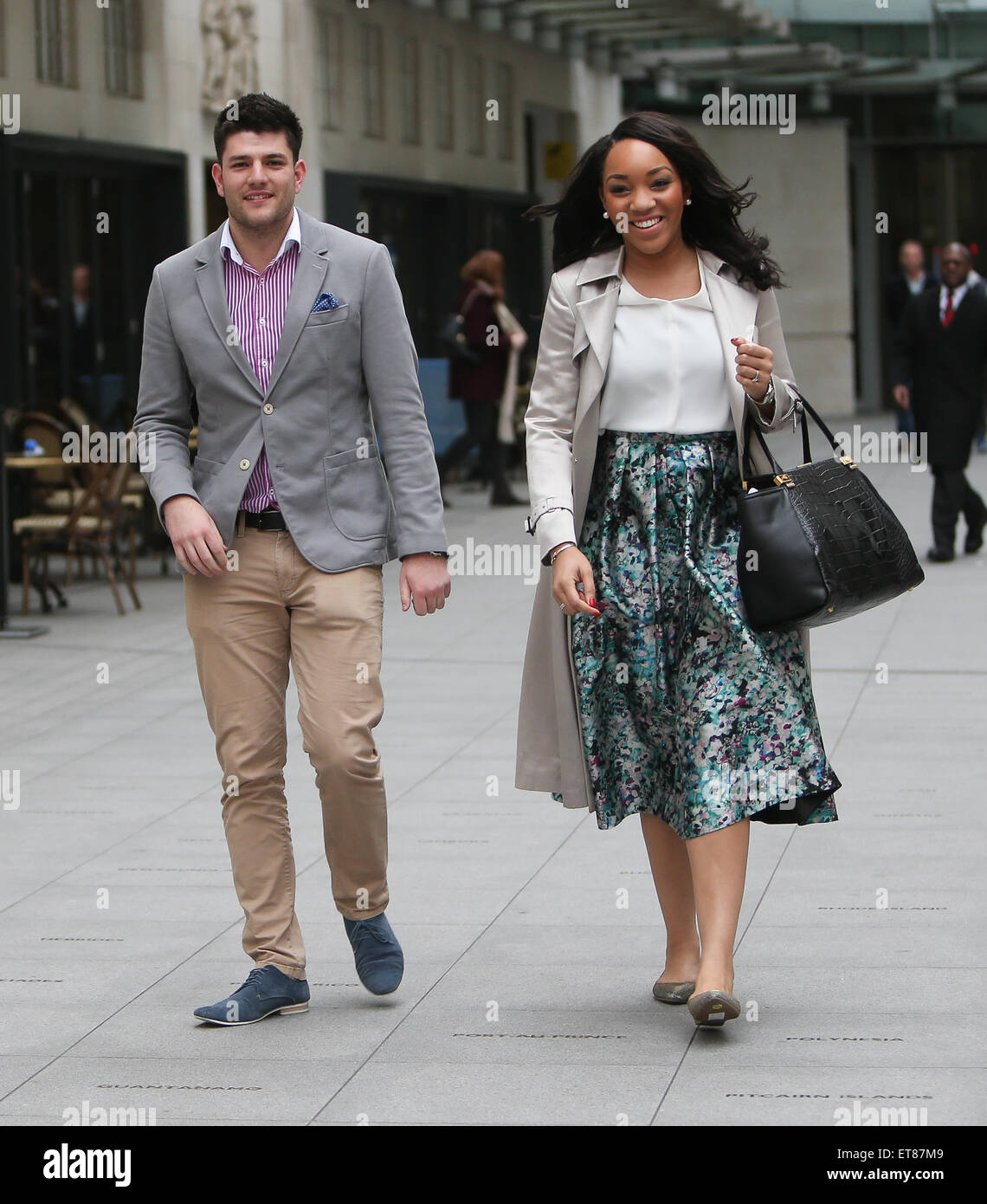 Mark Wright, winner of The Apprentice 2014 and runner up Bianca Miller ...