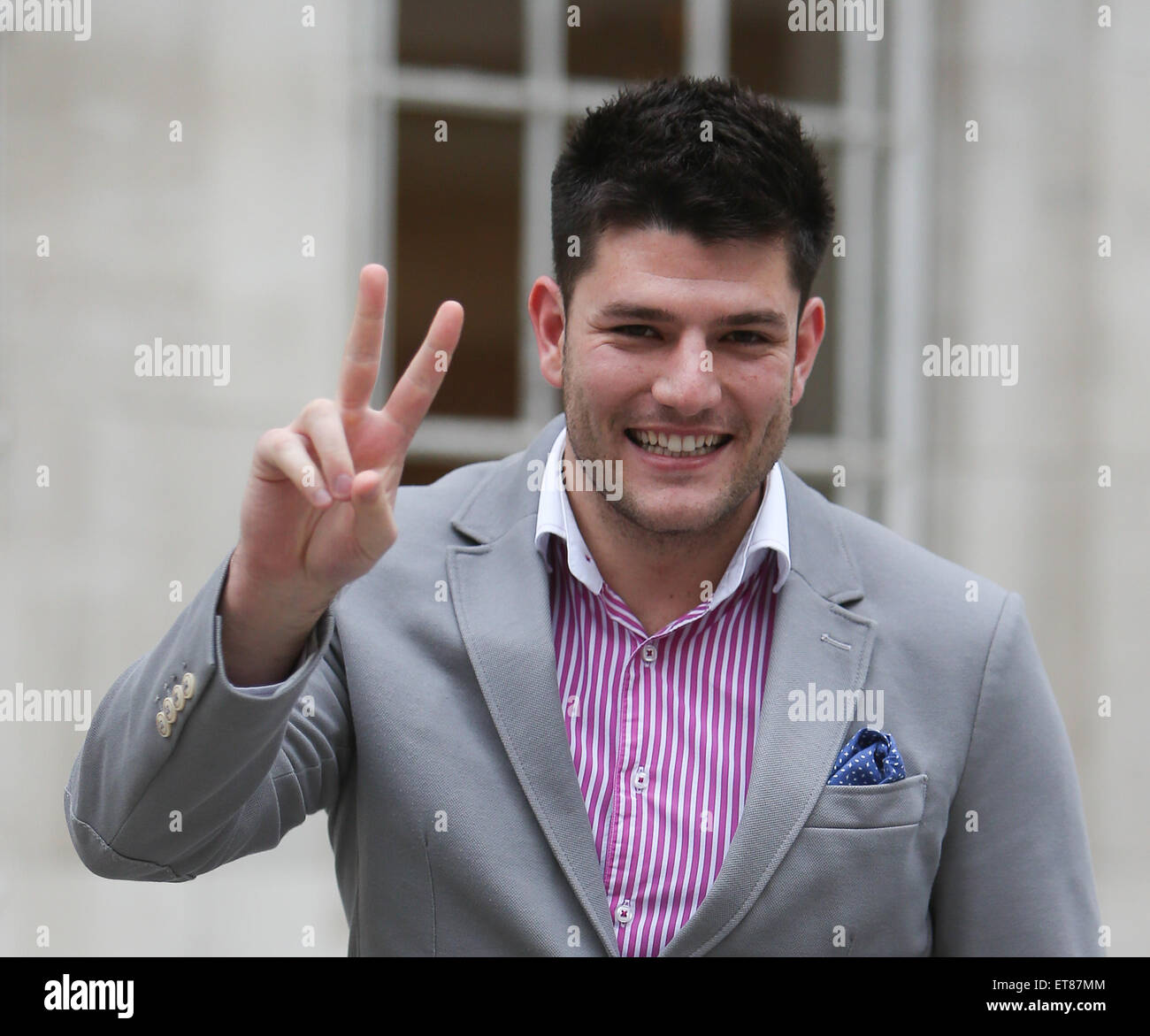 Mark Wright, winner of The Apprentice 2014 and runner up Bianca Miller ...