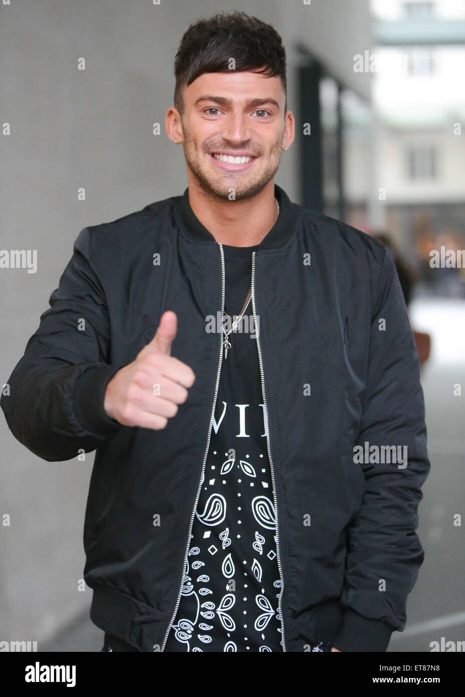 X Factor finalist and I'm A Celeb runner up Jake Quickenden arrives at ...