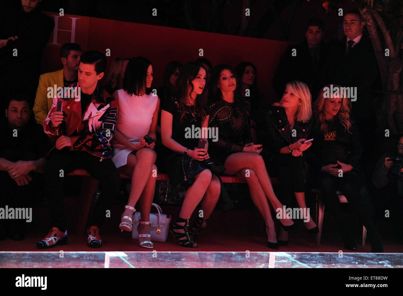 Michelle hunziker and alessia marcuzzi hi-res stock photography and ...