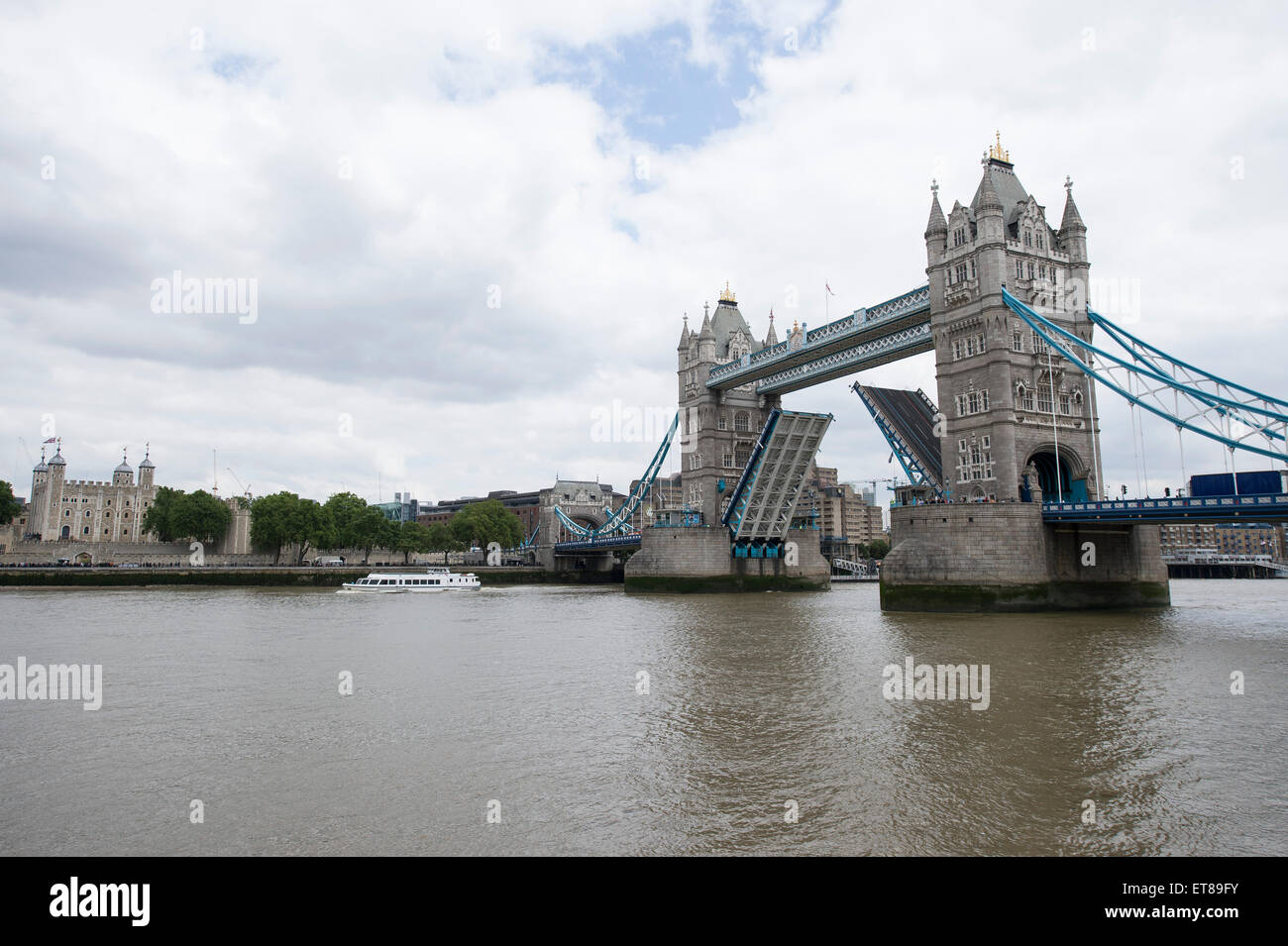Tower Bridge on a sunny day in London Stock Photo - Alamy