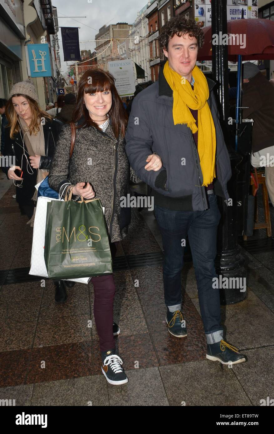 Celebrities spotted in Dublin Featuring: Jennifer Maguire, Steven ...