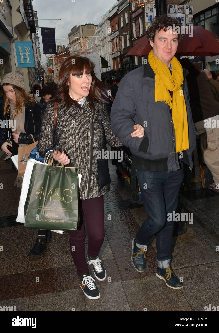 Celebrities spotted in Dublin Featuring: Jennifer Maguire, Steven ...