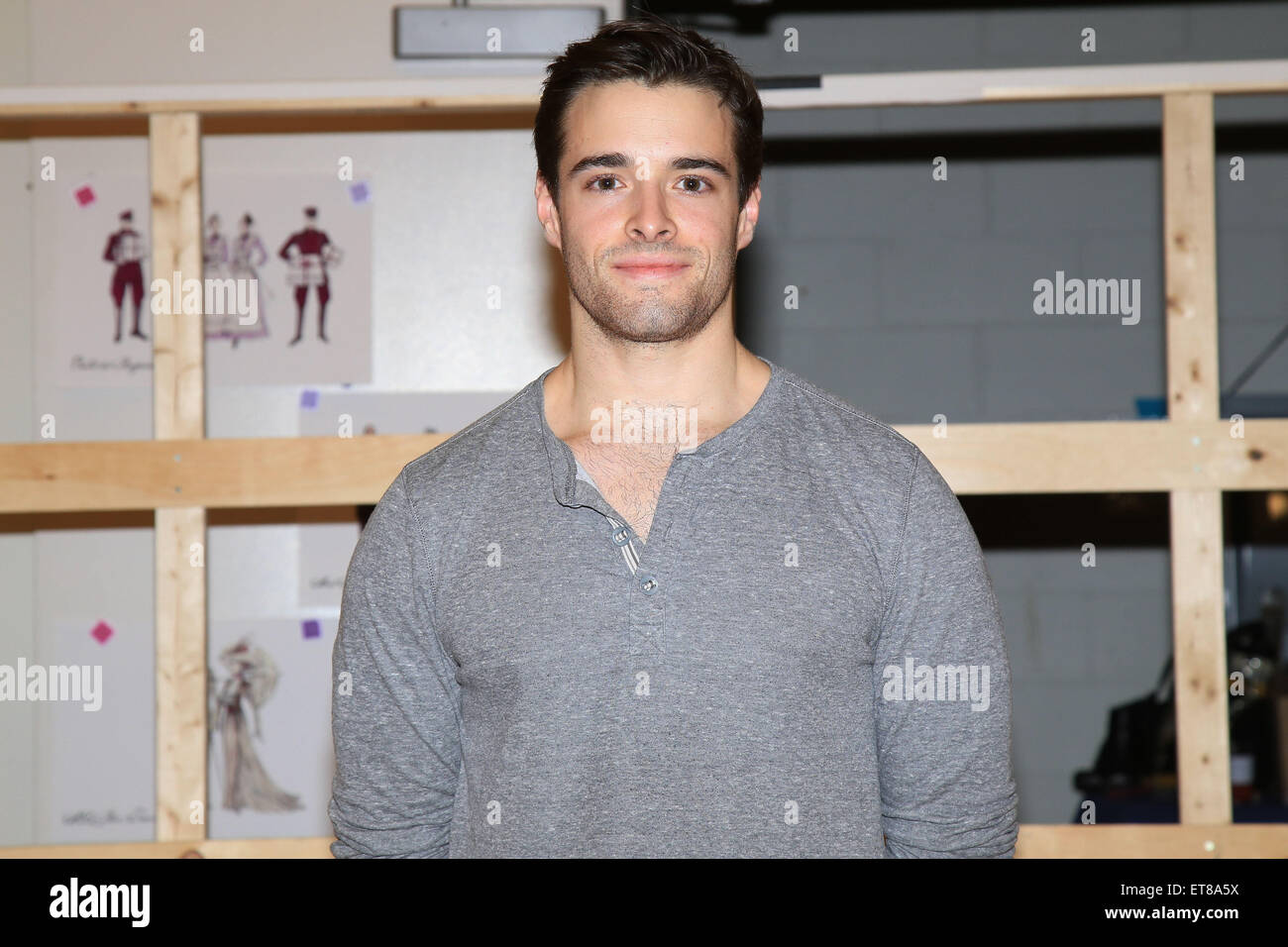 Media day for the Broadway musical 'Gigi' held at the New 42nd Street ...