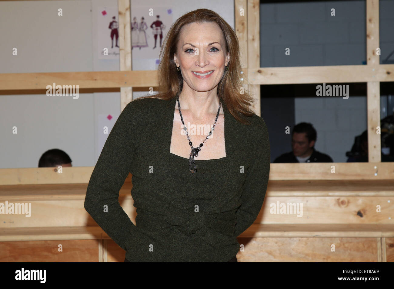 Media day for the Broadway musical 'Gigi' held at the New 42nd Street ...