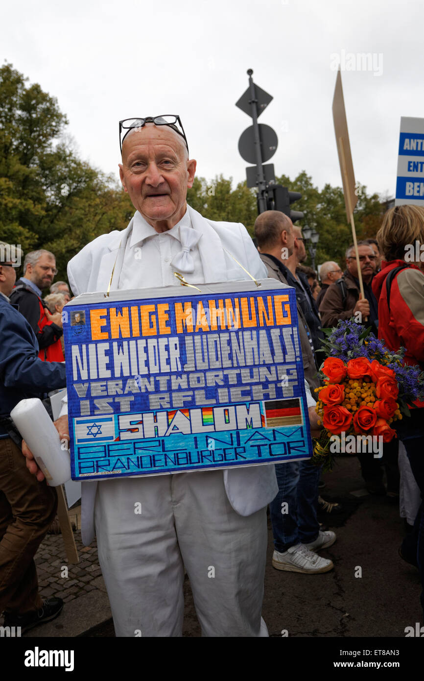 Berlin, Germany, Protest Never again Judeophobia Stock Photo - Alamy