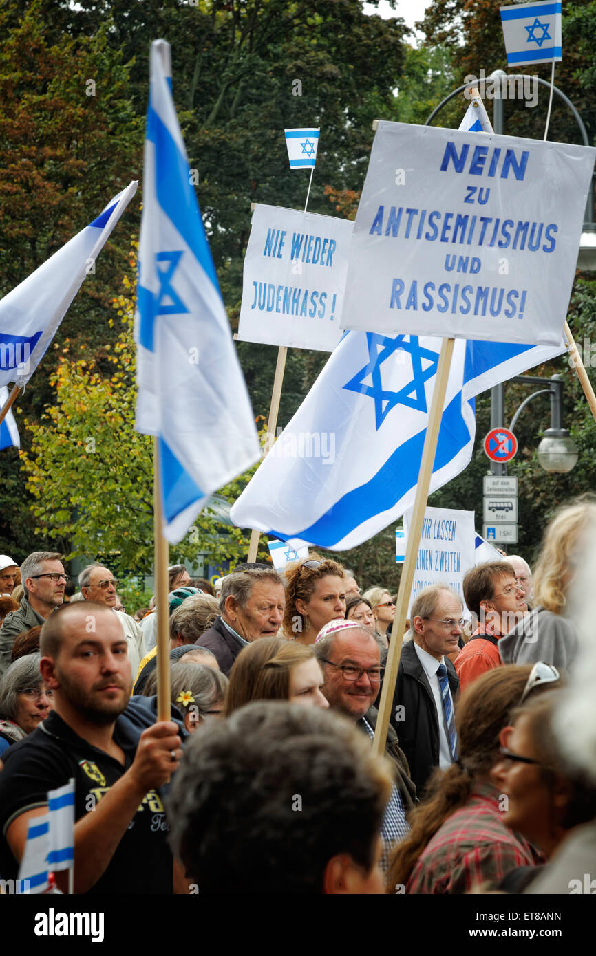 Berlin, Germany, Protest Never again Judeophobia Stock Photo - Alamy