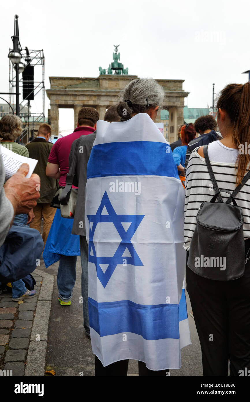 Berlin, Germany, Protest Never again Judeophobia Stock Photo - Alamy