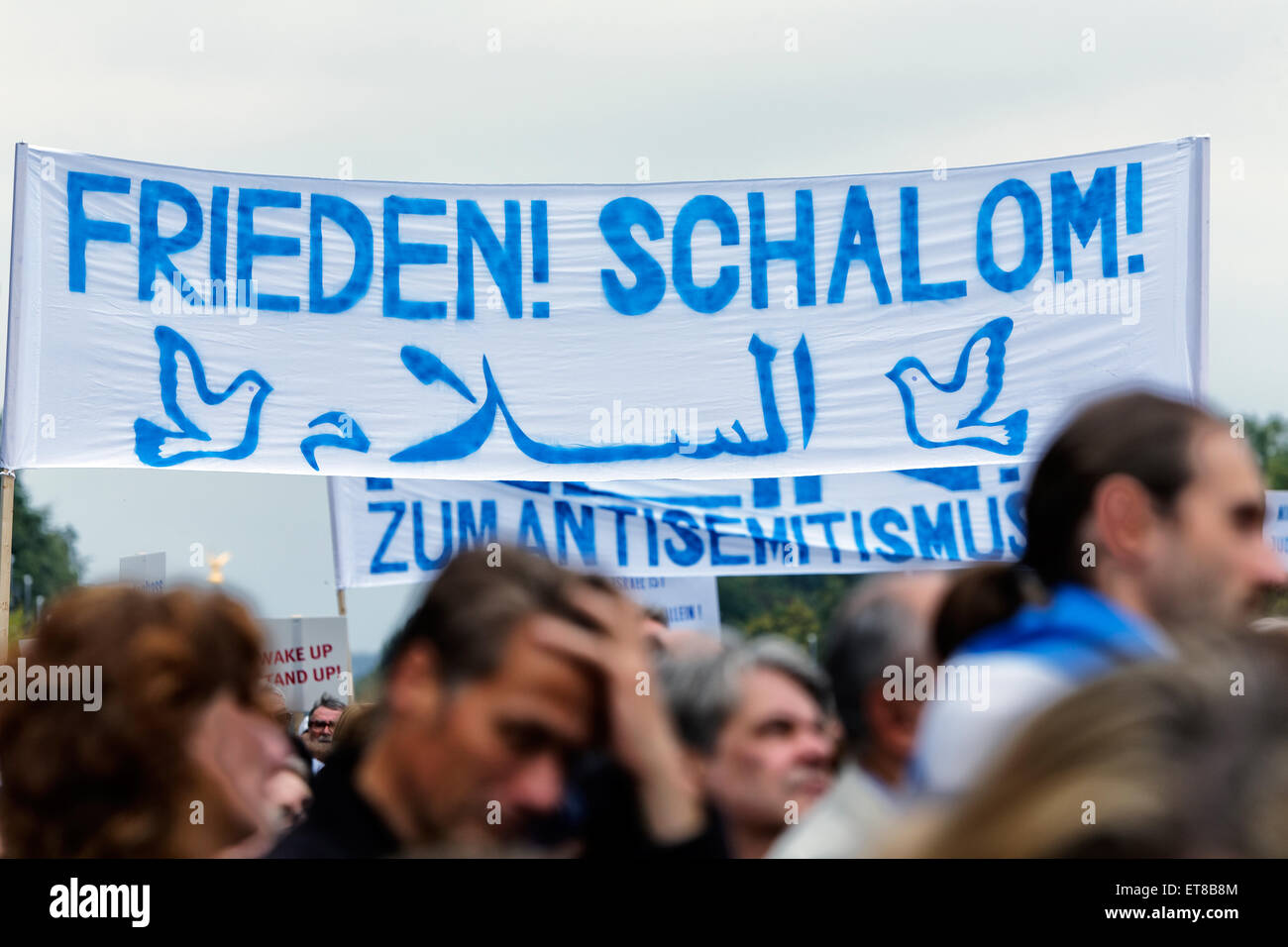 Berlin, Germany, Protest Never again Judeophobia Stock Photo - Alamy