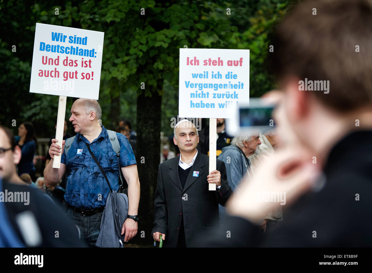 Berlin, Germany, Protest Never again Judeophobia Stock Photo - Alamy
