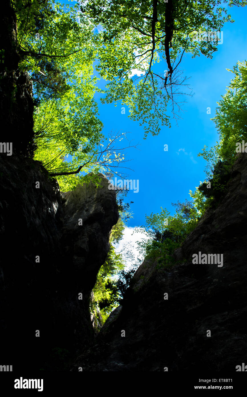 Darkness inside canyon hi-res stock photography and images - Alamy