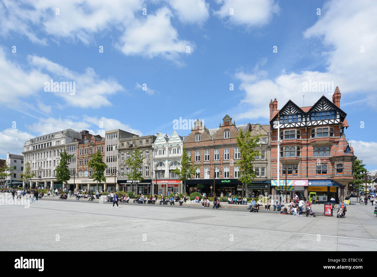 Long row nottingham hi-res stock photography and images - Alamy