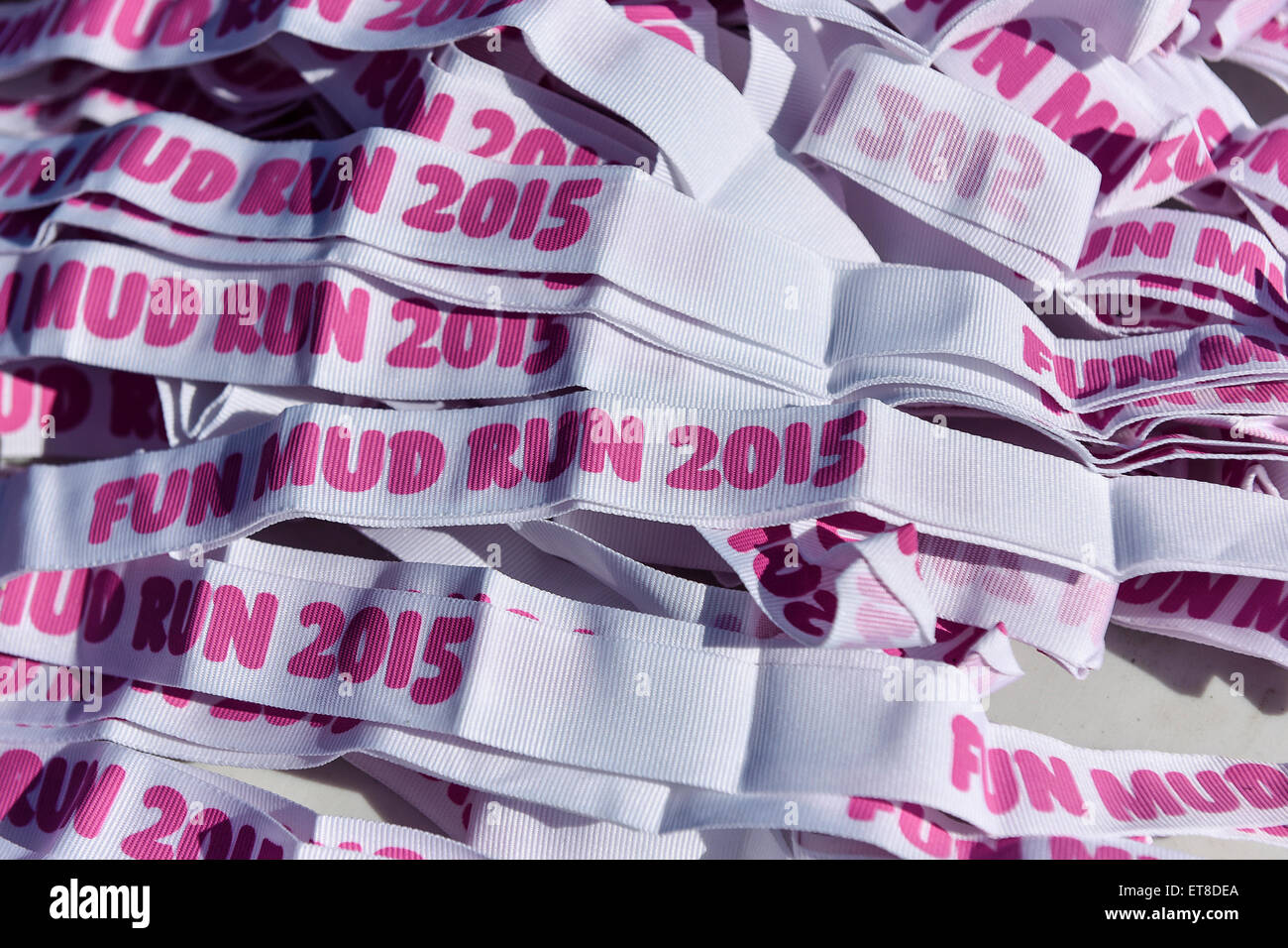 Medals ready to be awarded to those competitors who take part in the ...