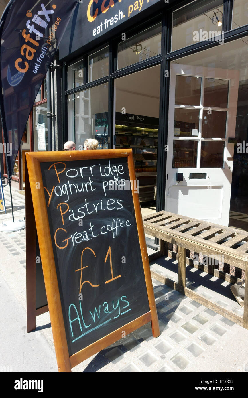 Cafe menu london uk hi-res stock photography and images - Alamy