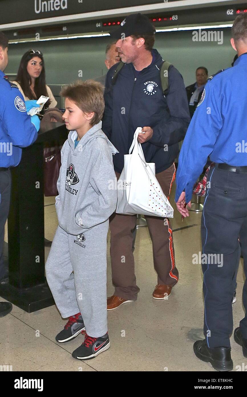 Will Ferrell arrives at Los Angeles International (LAX) airport with ...