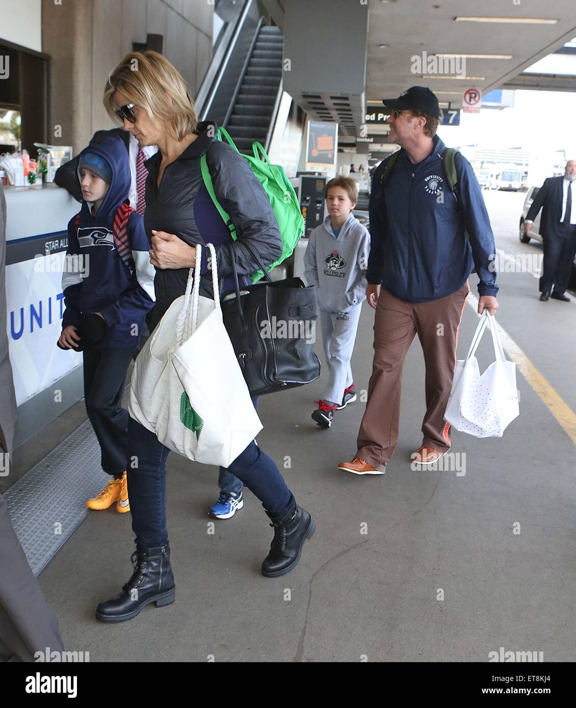 Will Ferrell arrives at Los Angeles International (LAX) airport with ...