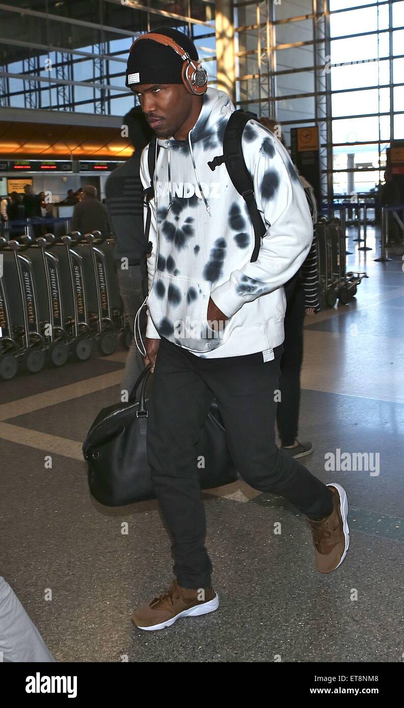 Frank Ocean departs from Los Angeles International Airport (LAX ...