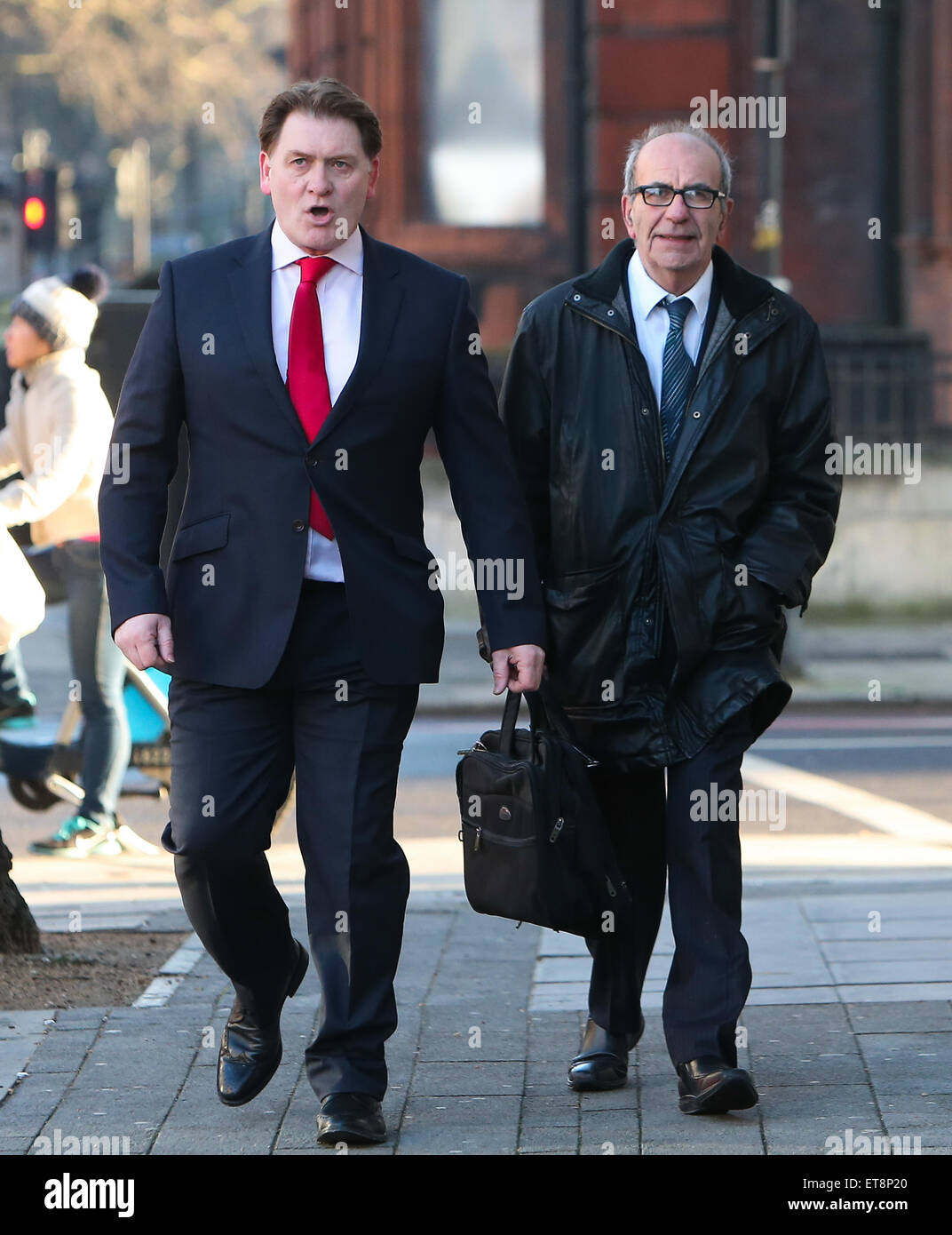 Eric Joyce, Independent MP for Falkirk, arrives at Westminster ...
