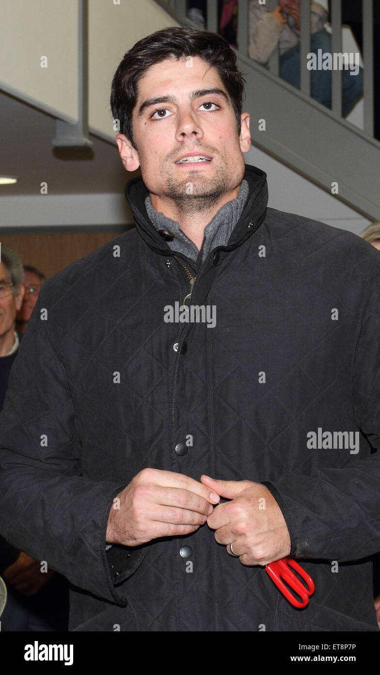 England cricket captain Alastair Cook opens Henlow Park Pavilion ...