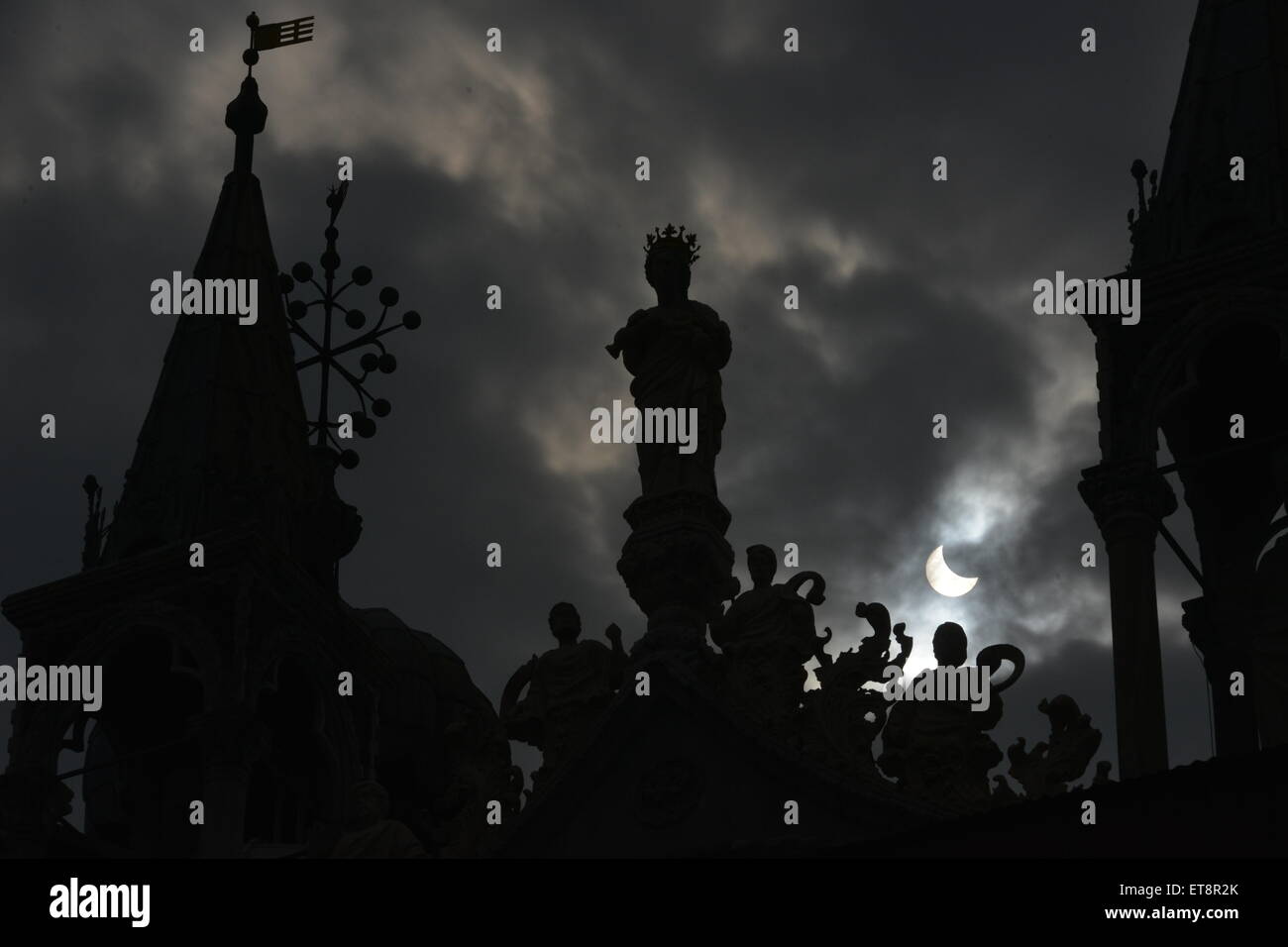 Solar Eclipse in Venice Featuring: Atmosphere Where: Venice, Italy When ...