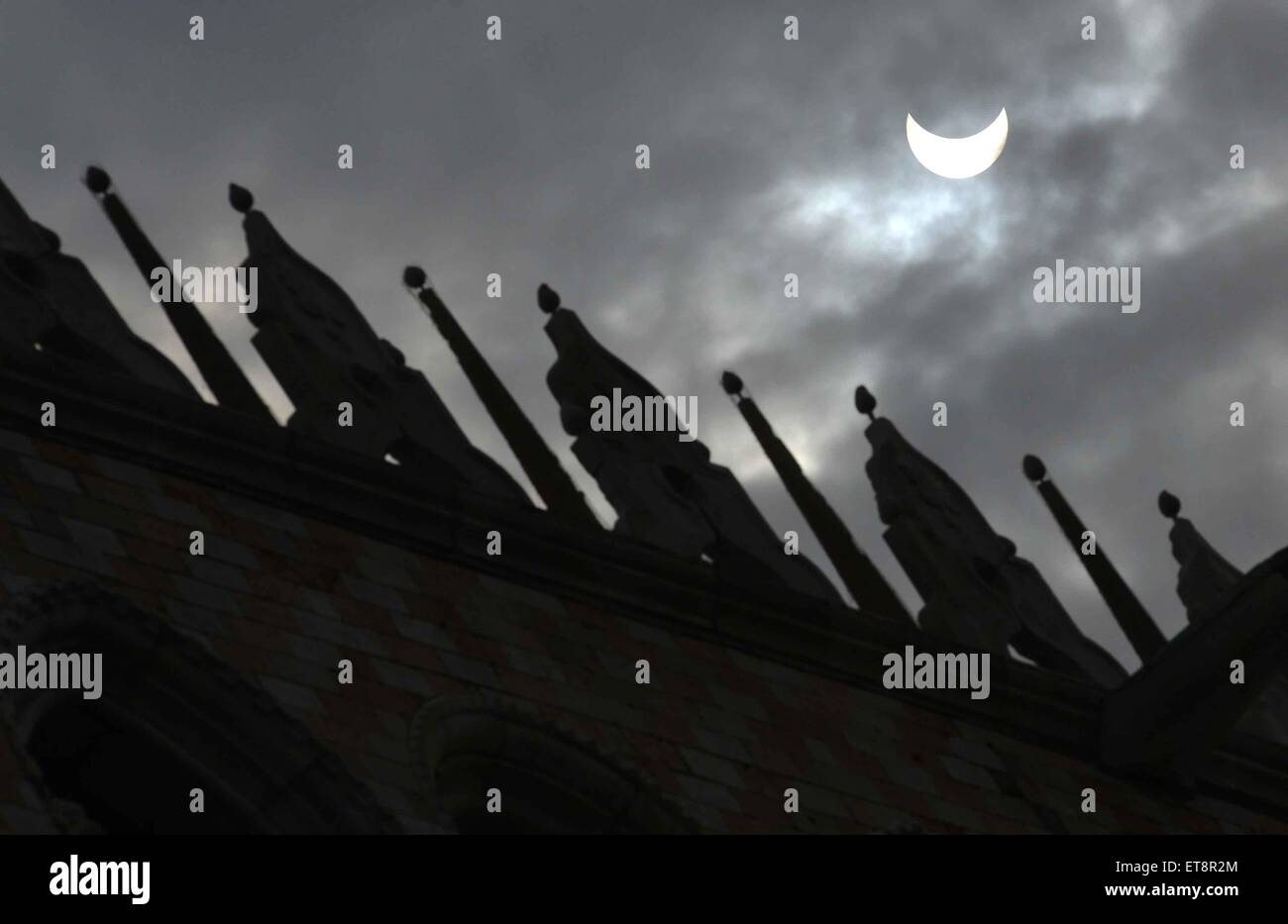 Solar Eclipse in Venice Featuring: Atmosphere Where: Venice, Italy When ...