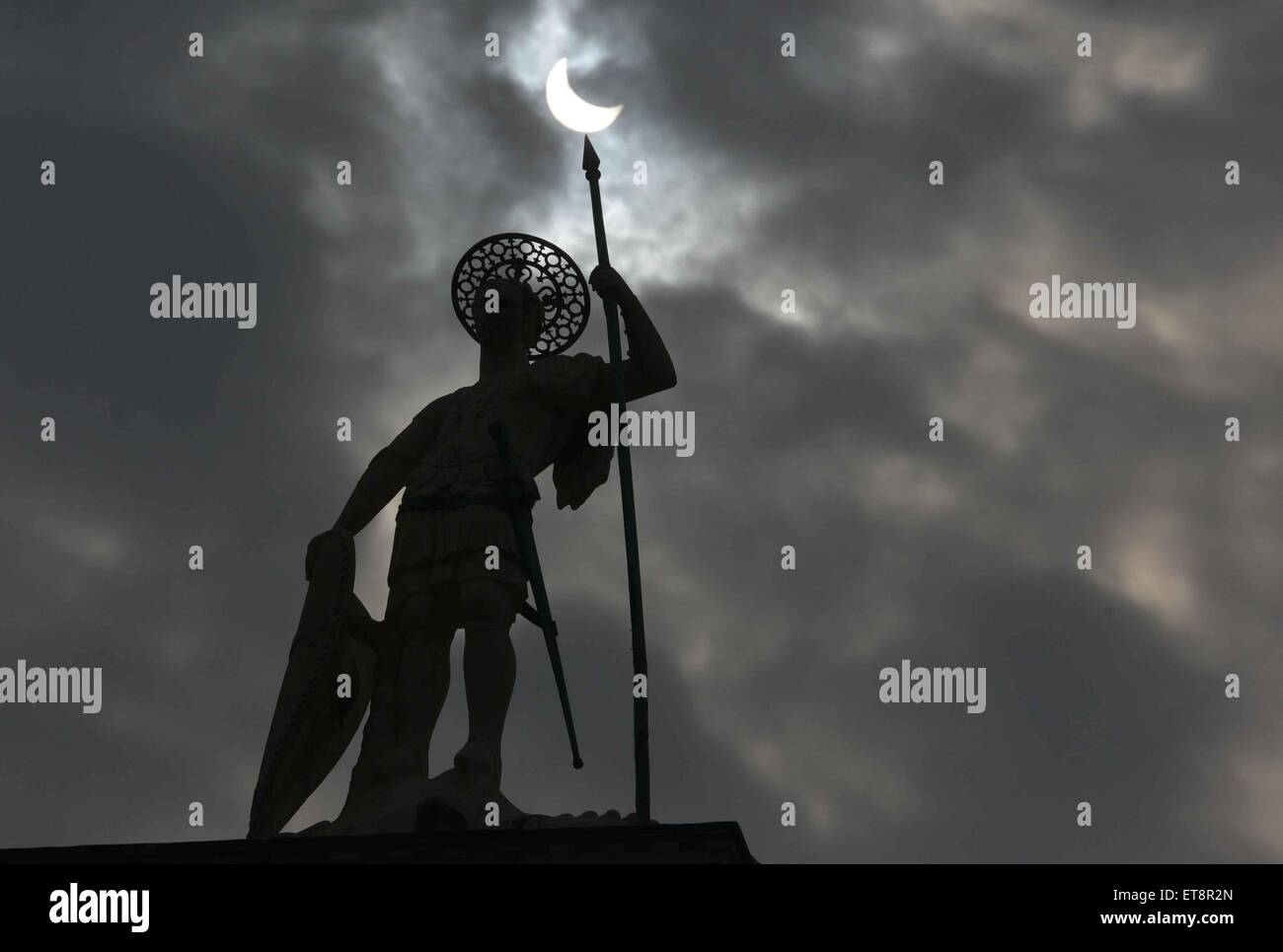 Solar Eclipse in Venice Featuring: Atmosphere Where: Venice, Italy When ...