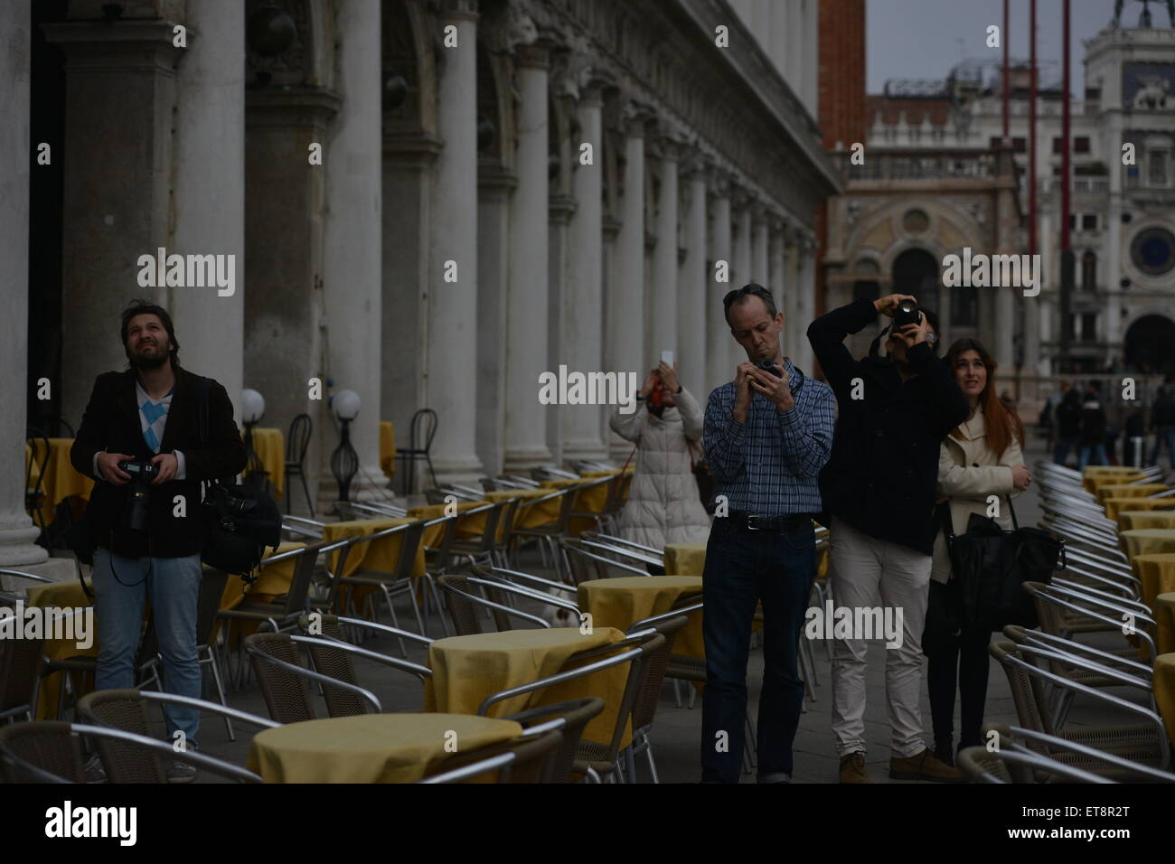 Solar Eclipse in Venice Featuring: Atmosphere Where: Venice, Italy When ...