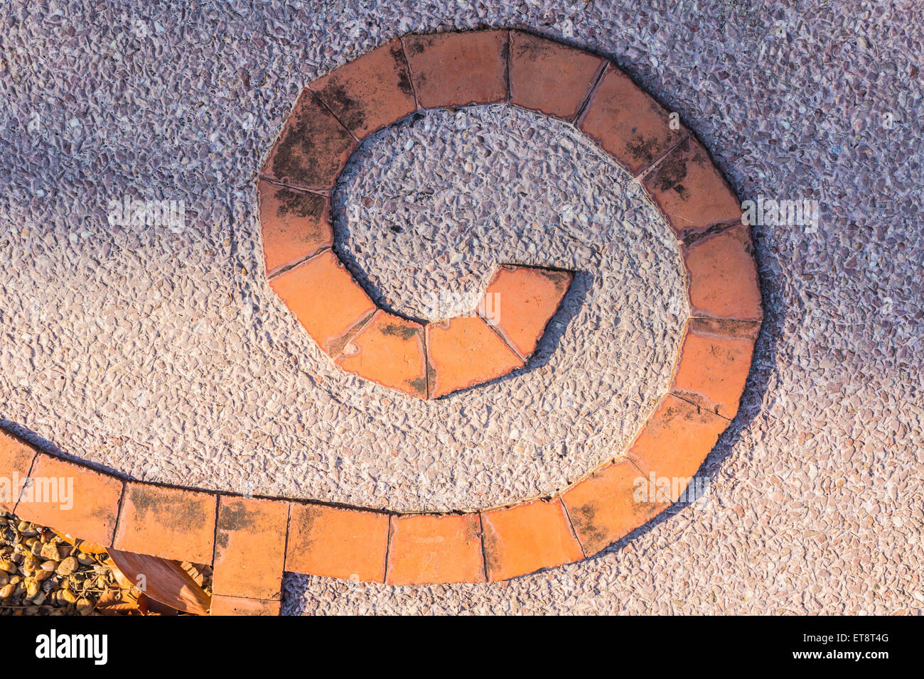 The pattern on the pavement surface Stock Photo - Alamy