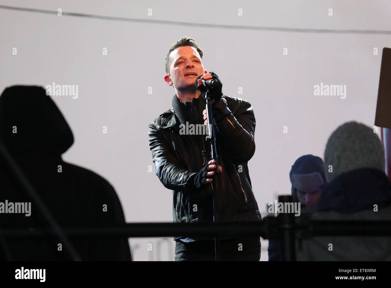 New Year's Eve 2015 in Times Square Featuring: Marc Roberge, of O.A.R ...