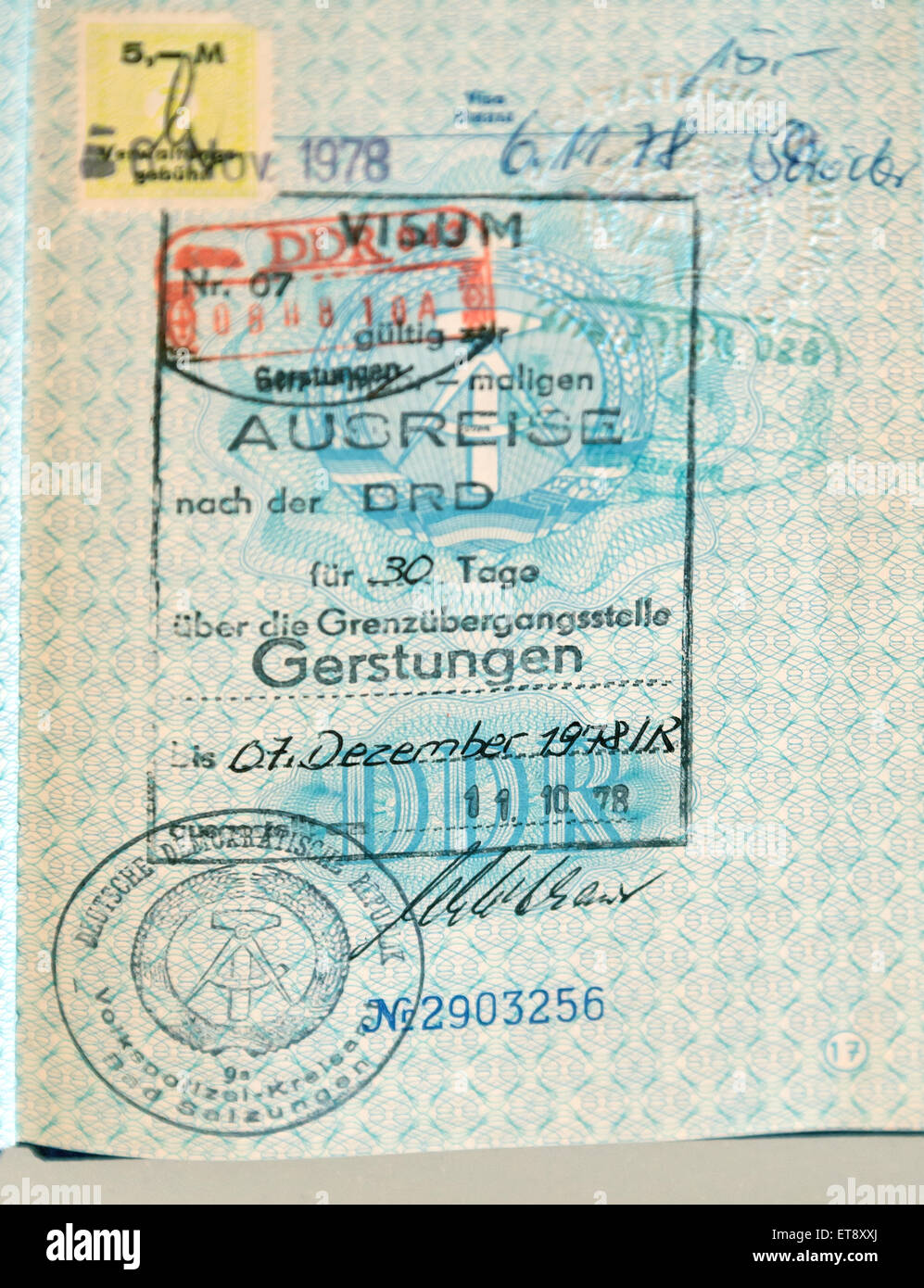 Germany visa hi-res stock photography and images - Alamy