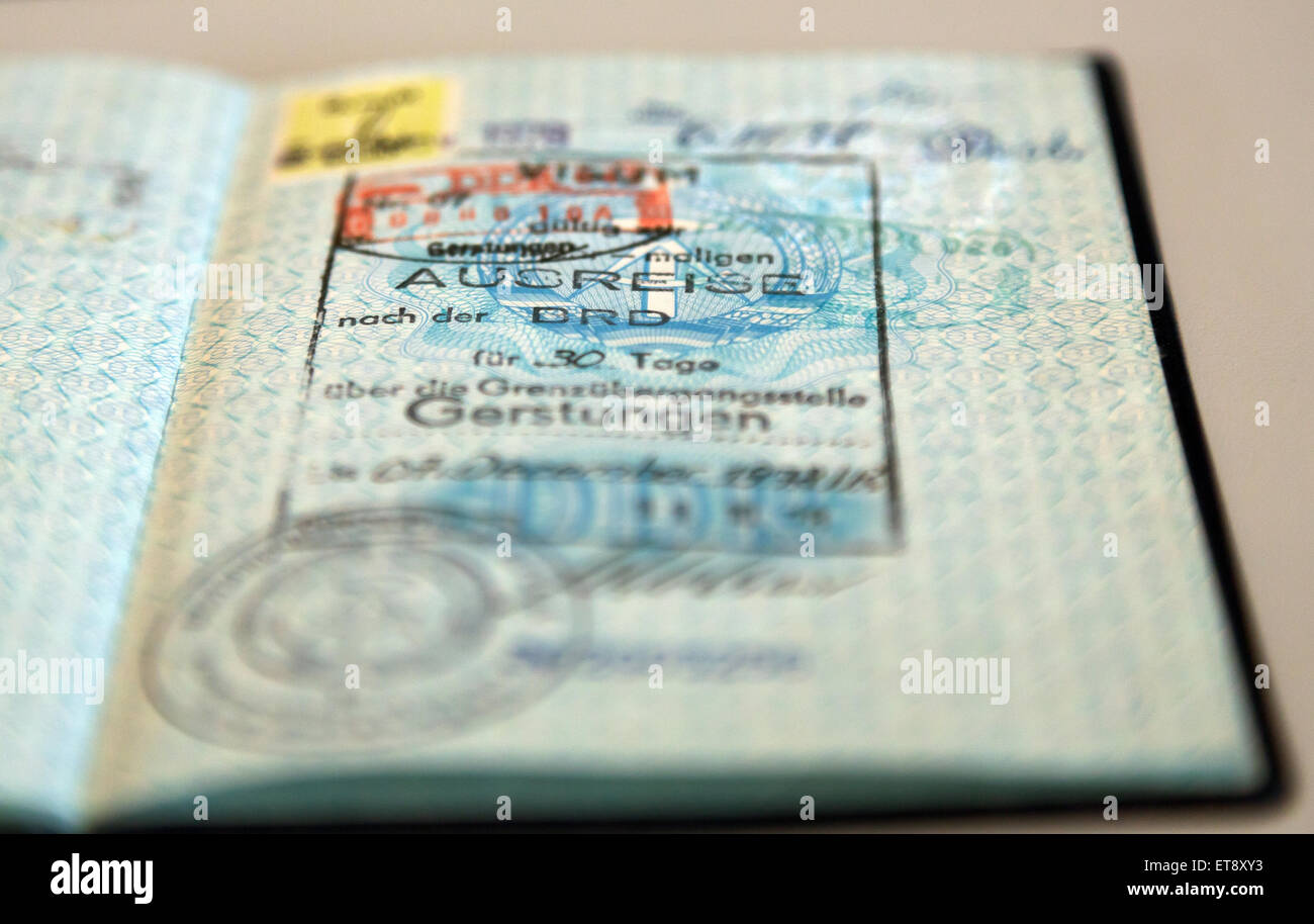 Old passport east germany stamp High Resolution Stock Photography and ...
