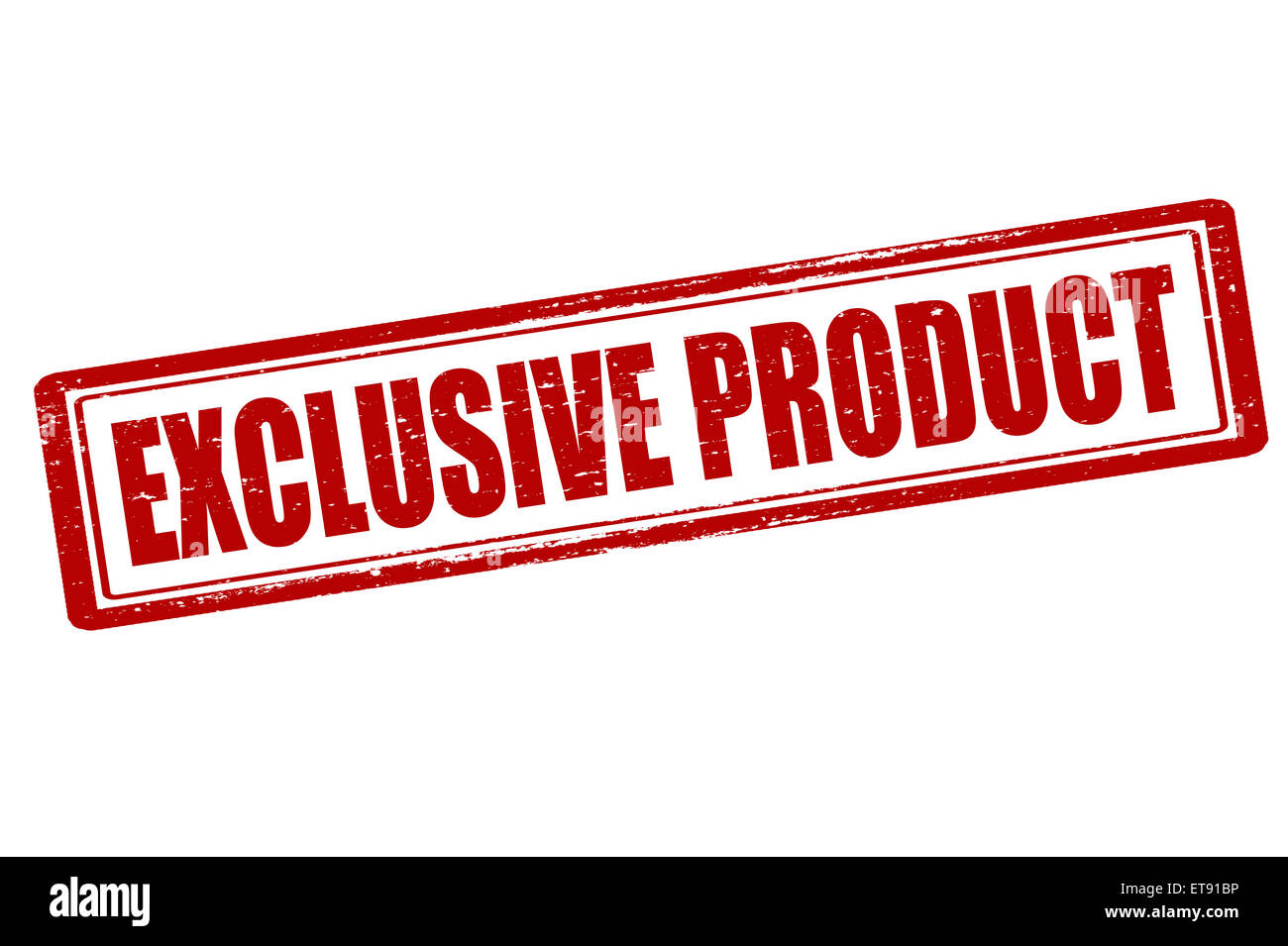 Rubber stamp with text exclusive product inside, vector illustration ...