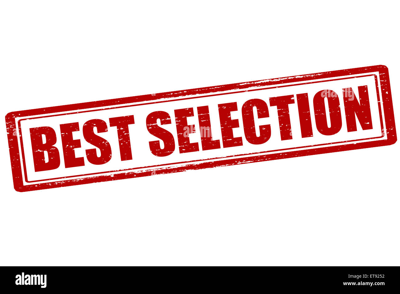 Rubber stamp with text best selection inside, vector illustration Stock ...