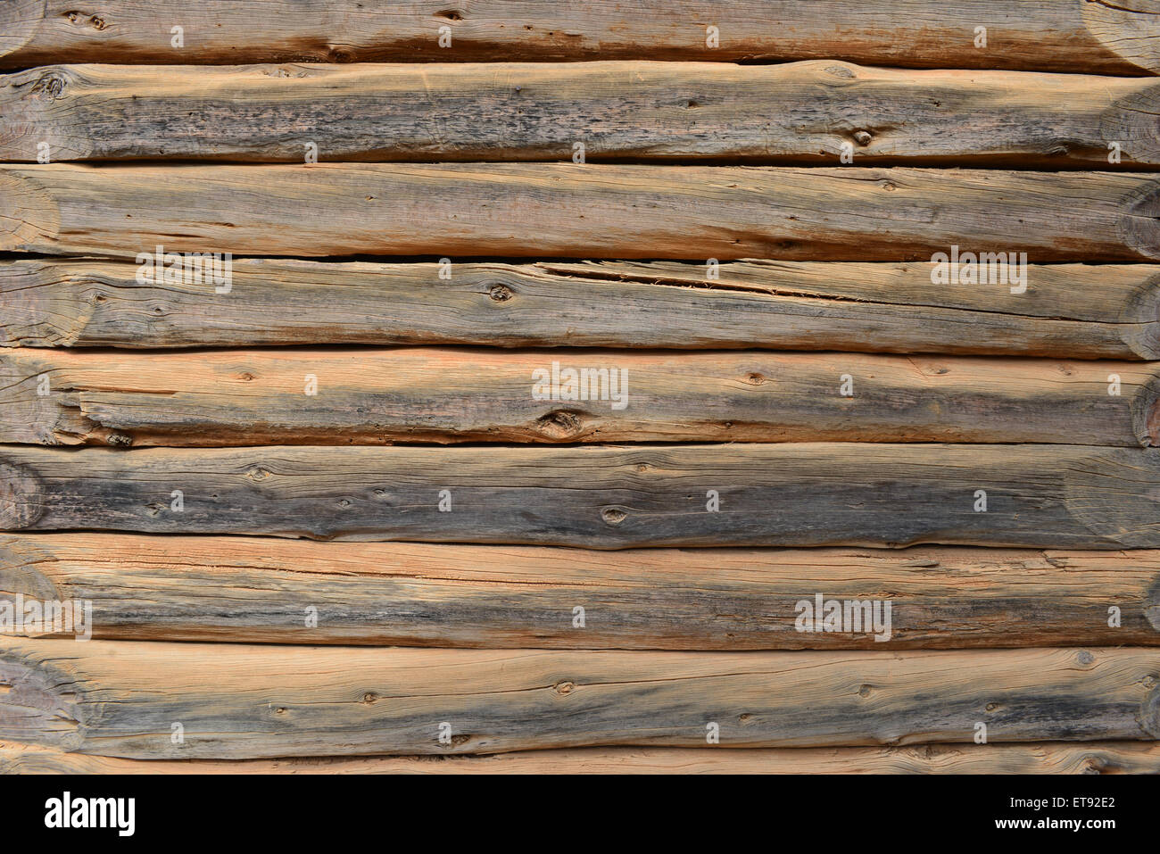 Old fence made from australia outback timber Stock Photo - Alamy