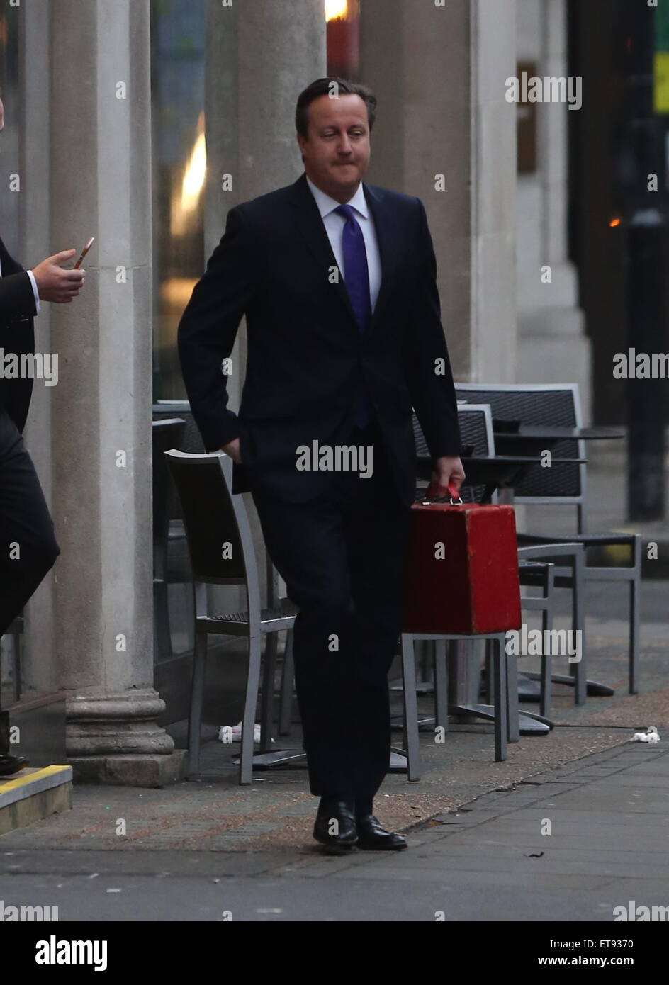 Prime Minister David Cameron arrives at BBC Broadcasting House in ...
