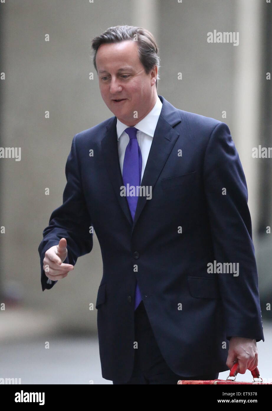 Prime Minister David Cameron arrives at BBC Broadcasting House in ...