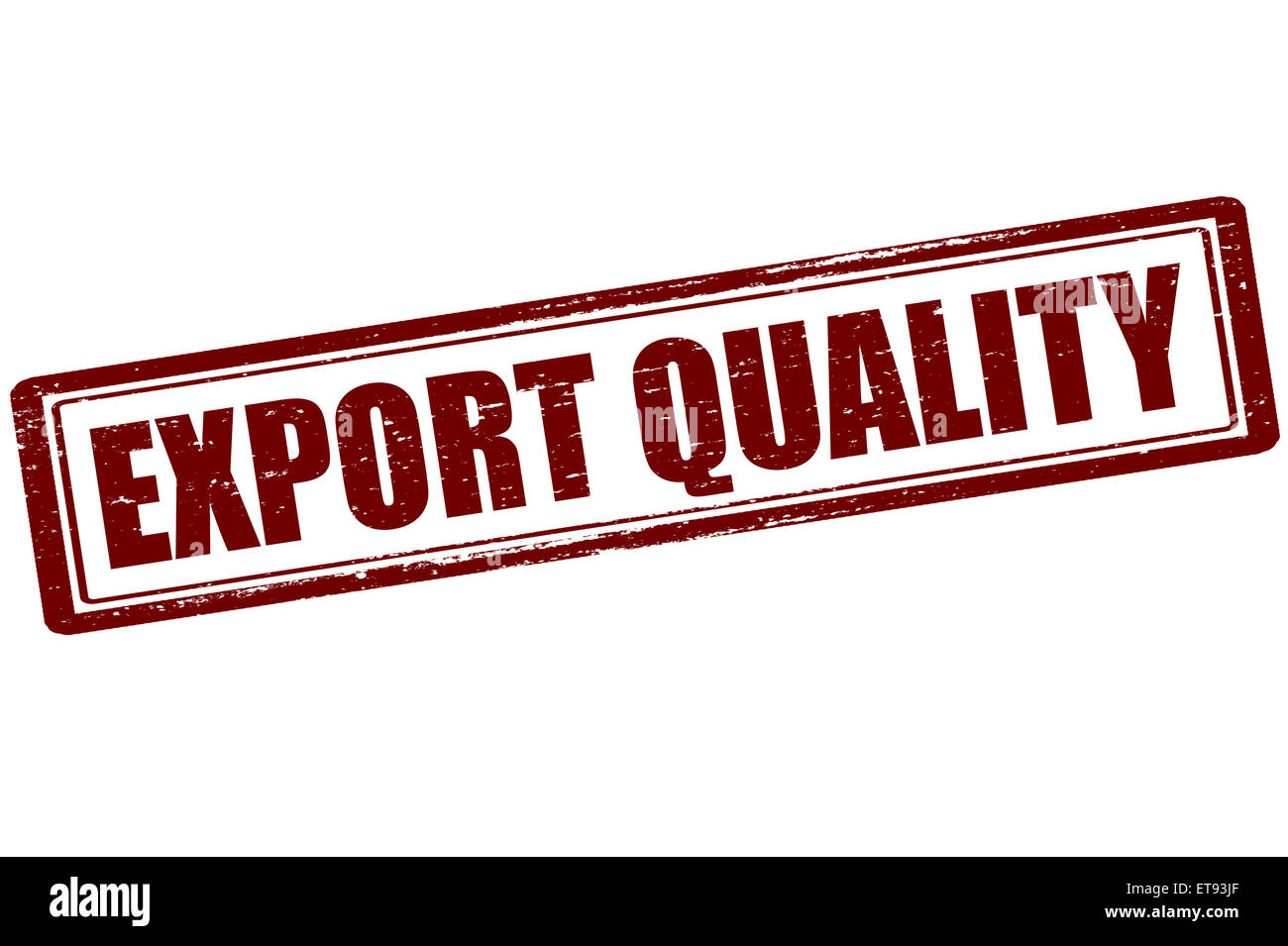 Rubber stamp with text export quality inside, vector illustration Stock ...