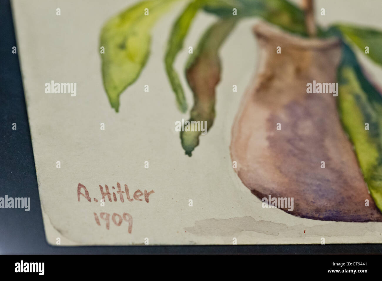 Adolf hitler watercolour hi-res stock photography and images - Alamy