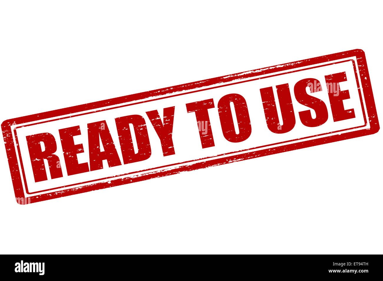 Rubber stamp with text ready to use inside, vector illustration Stock ...