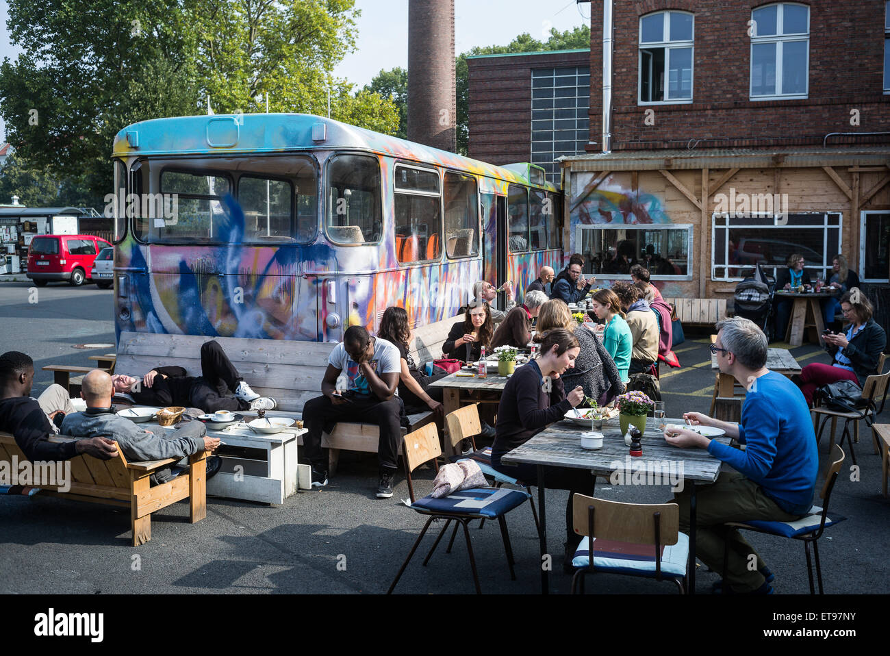 Berlin, Germany, Cafe usher in Berlin Weding Stock Photo - Alamy