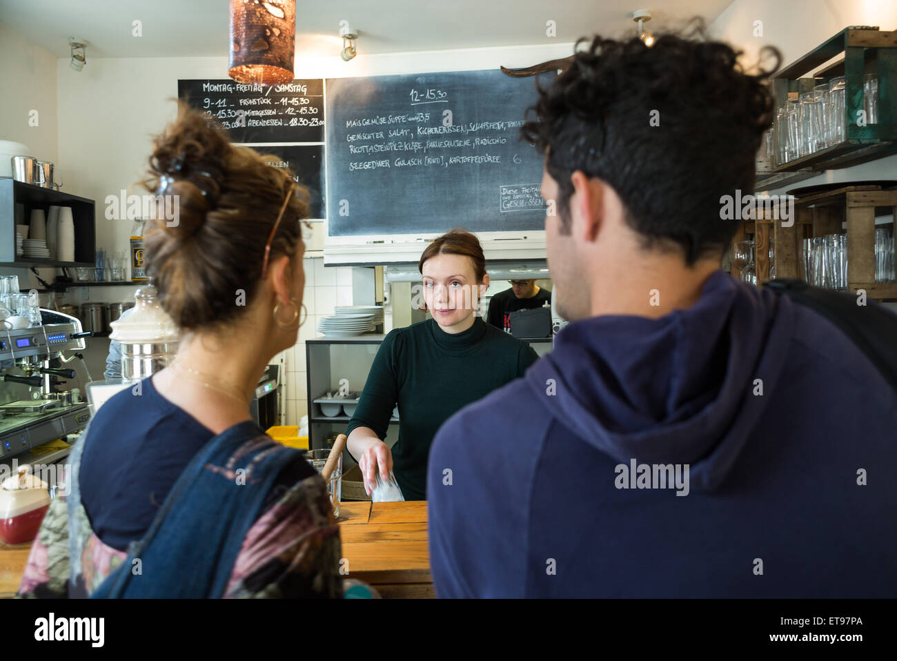 Berlin, Germany, Cafe usher in Berlin Weding Stock Photo - Alamy