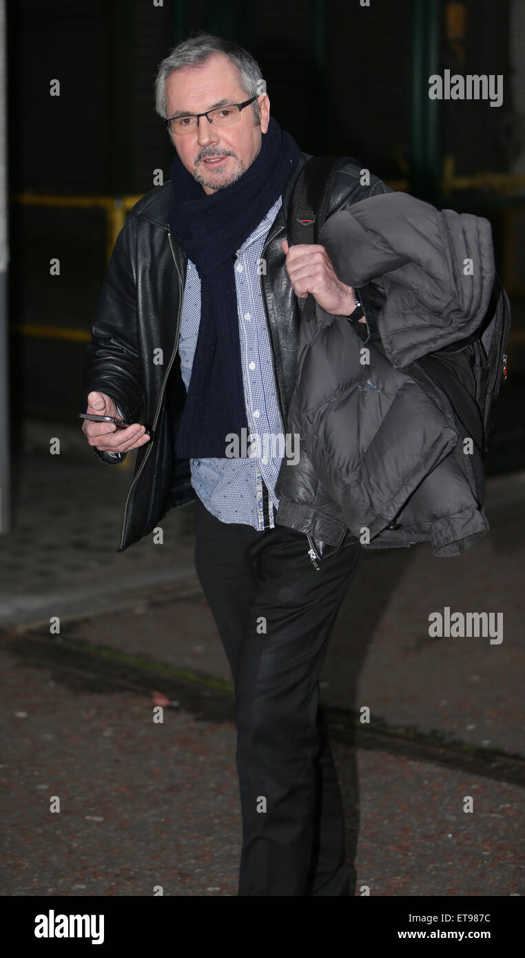 Alan Fletcher outside the ITV studios Featuring: Alan Fletcher Where ...