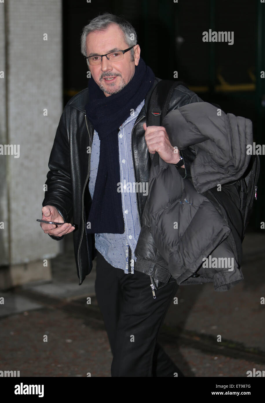 Alan Fletcher outside the ITV studios Featuring: Alan Fletcher Where ...