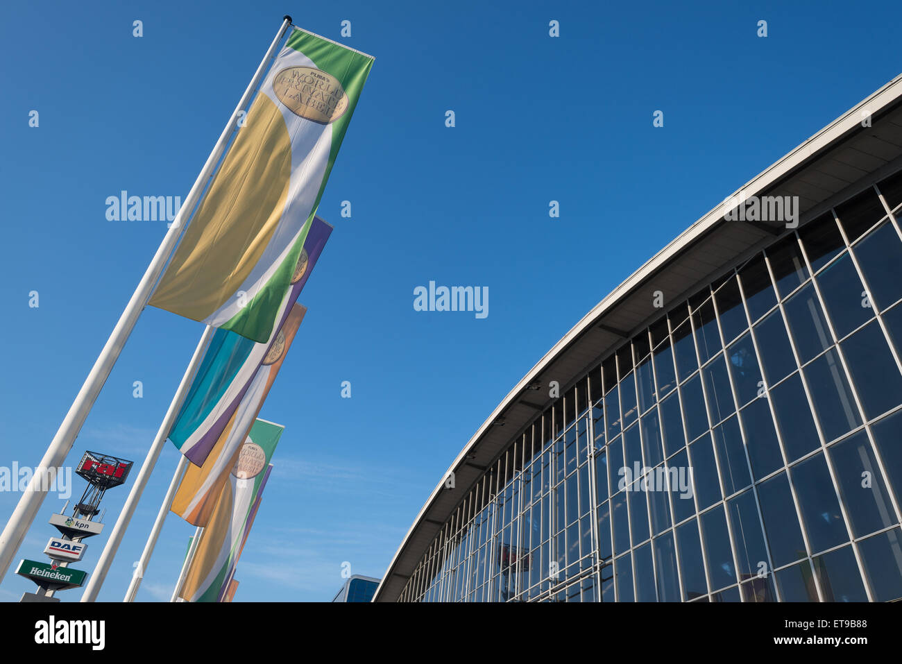 Amsterdam, Netherlands, the convention center RAI Exhibition Centre on ...