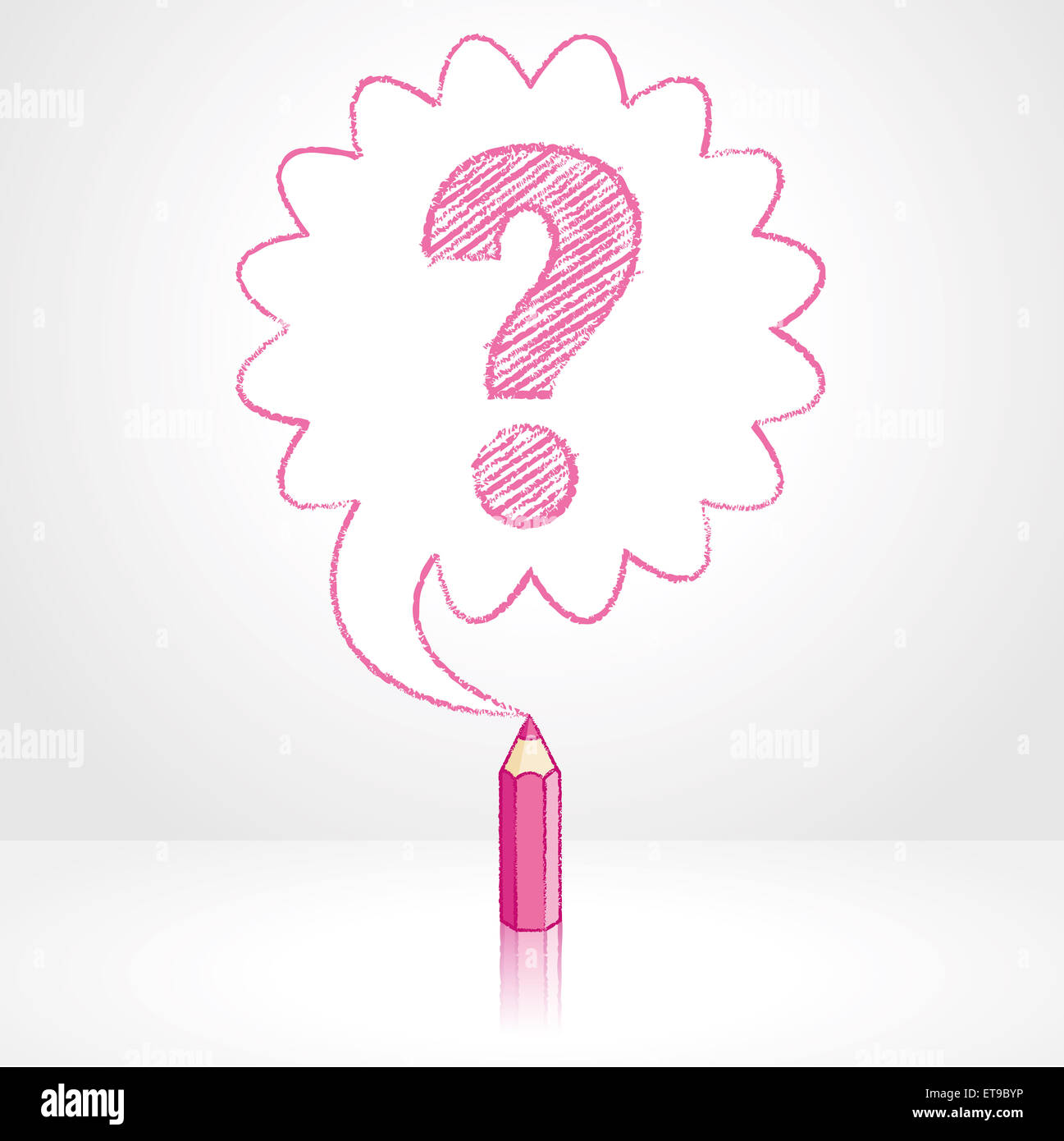 Pink Question Mark Clipart