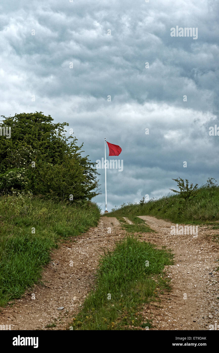 Plain red flag hi-res stock photography and images - Alamy